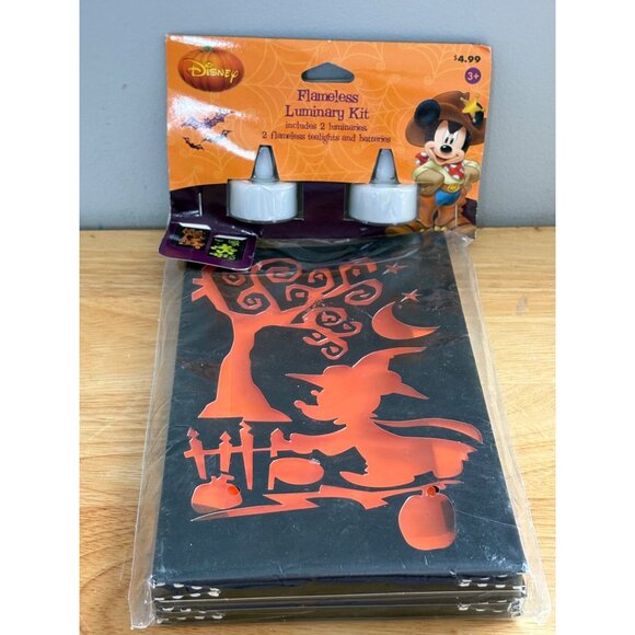 Disney | Other | Disney Flameless Luminary Kit Halloween Set Flameless ...